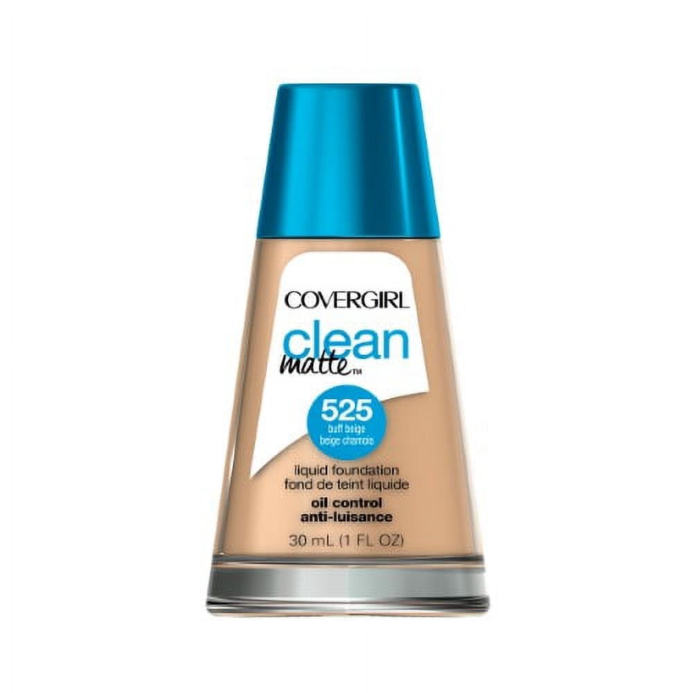 COVERGIRL Clean Matte Liquid Foundation, Buff Beige, 1 Fl Oz - Walmart.com