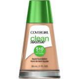 COVERGIRL Clean Sensitive Skin Liquid Foundation Classic Ivory 510, 1 ...