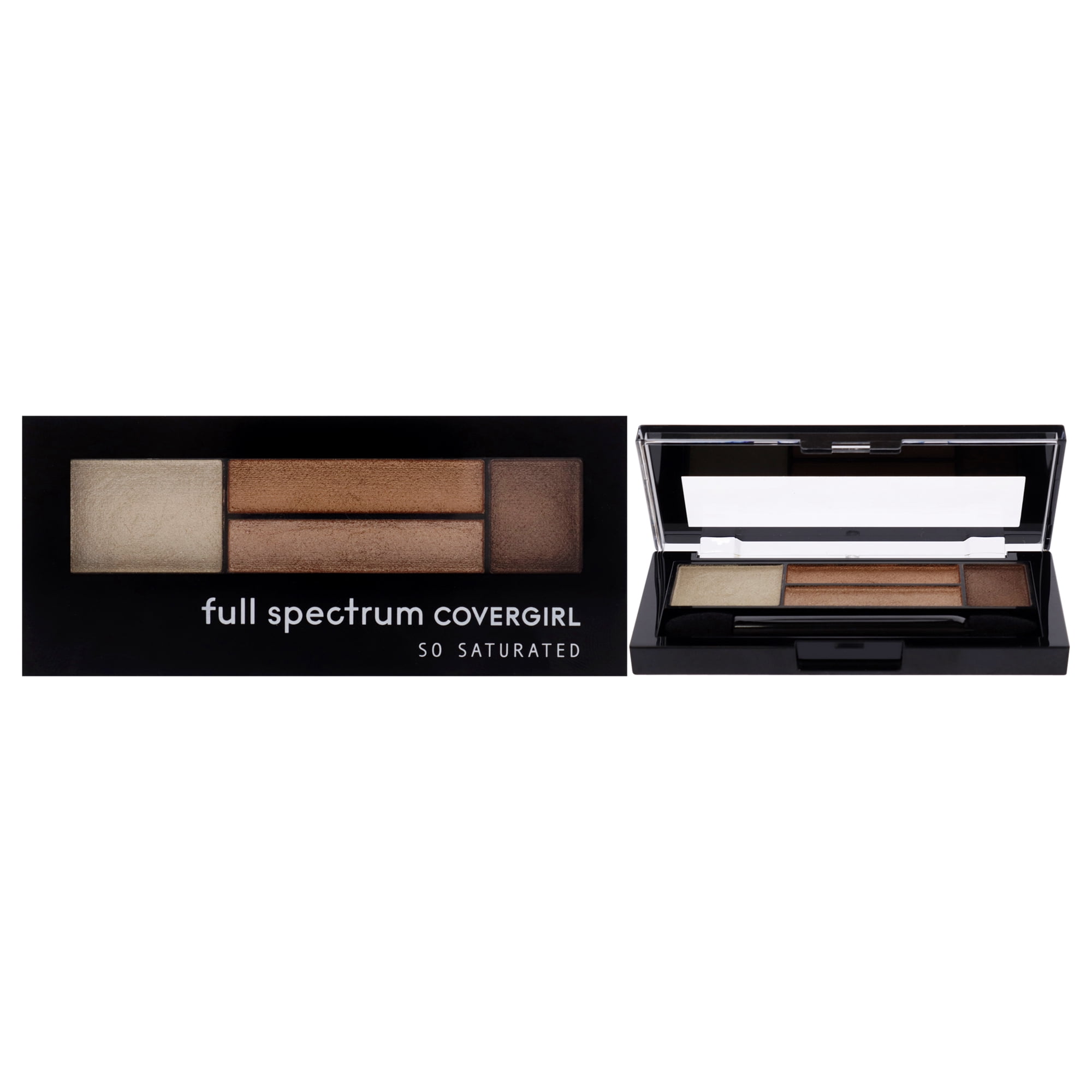 COVERGIRL Full Spectrum So Saturated Quad Eyeshadow Palette, Steady ...