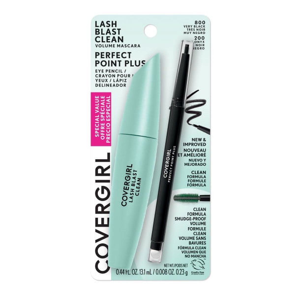 COVERGIRL Lash Blast Clean Mascara + Perfect Point Plus Eyeliner Pencil ...