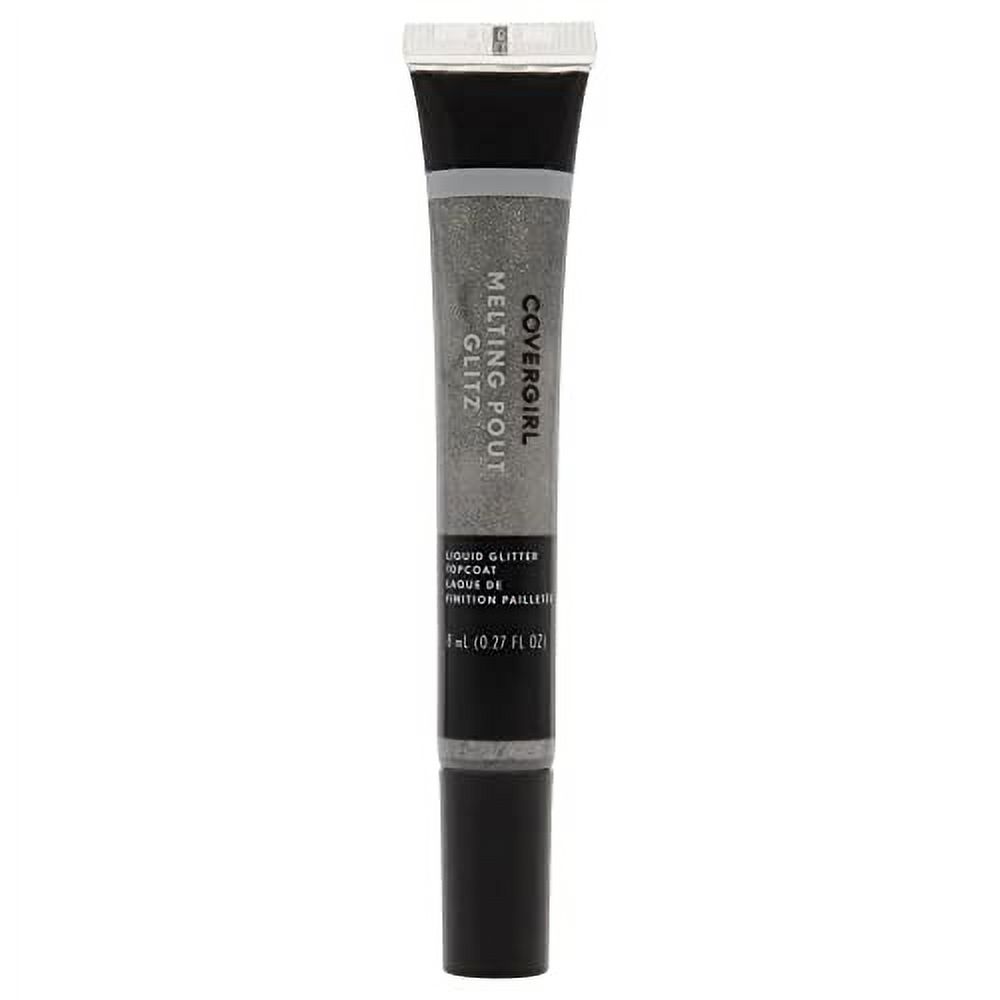 COVERGIRL Melting Pout Glitz Liquid Glitter Topcoat, Double Platinum, 0 ...