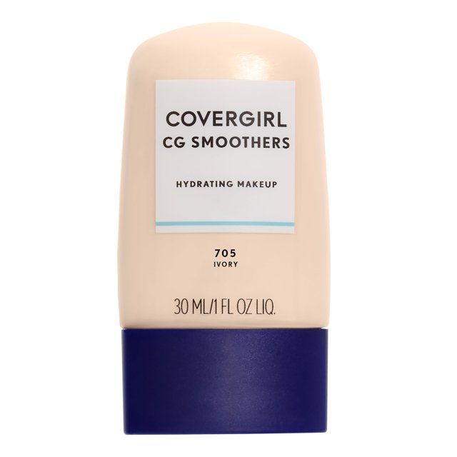 COVERGIRL Smoothers Hydrating Makeup Foundation, Natural Ivory, 1 Fl Oz ...