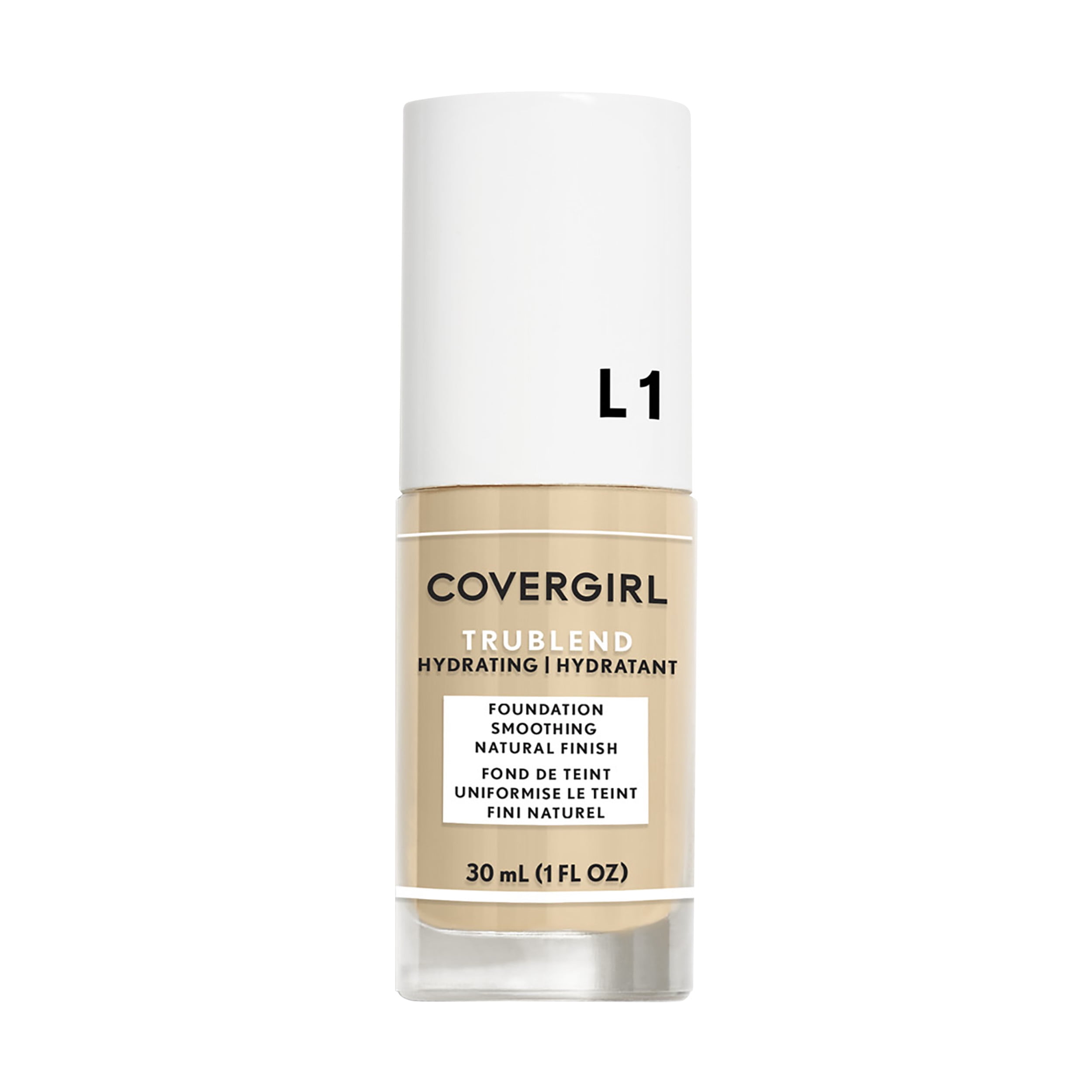 Covergirl, Liquid Foundation, L1 Ivory, 1 Fl Oz, blends with skin ...