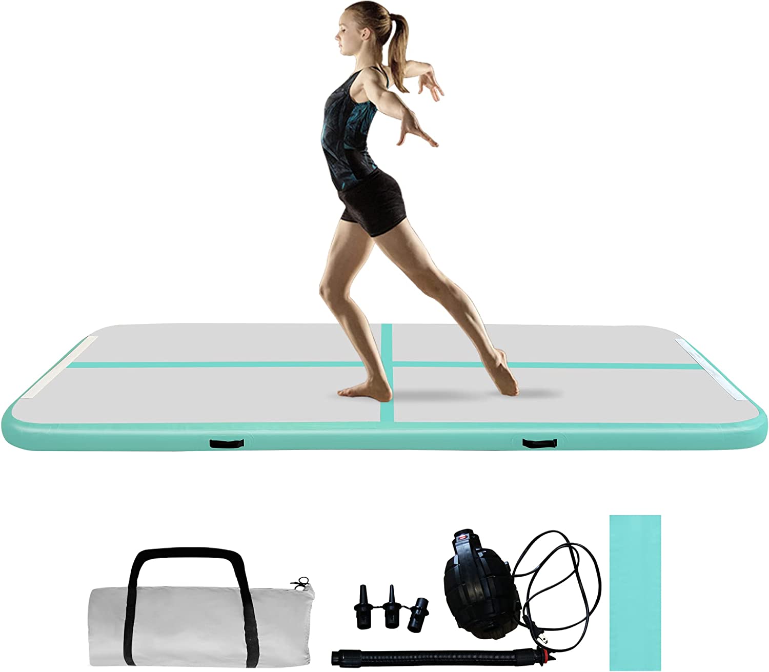 COVERONICS Air Gymnastics Training Mats - 10FT/13FT/16FT Inflatable ...