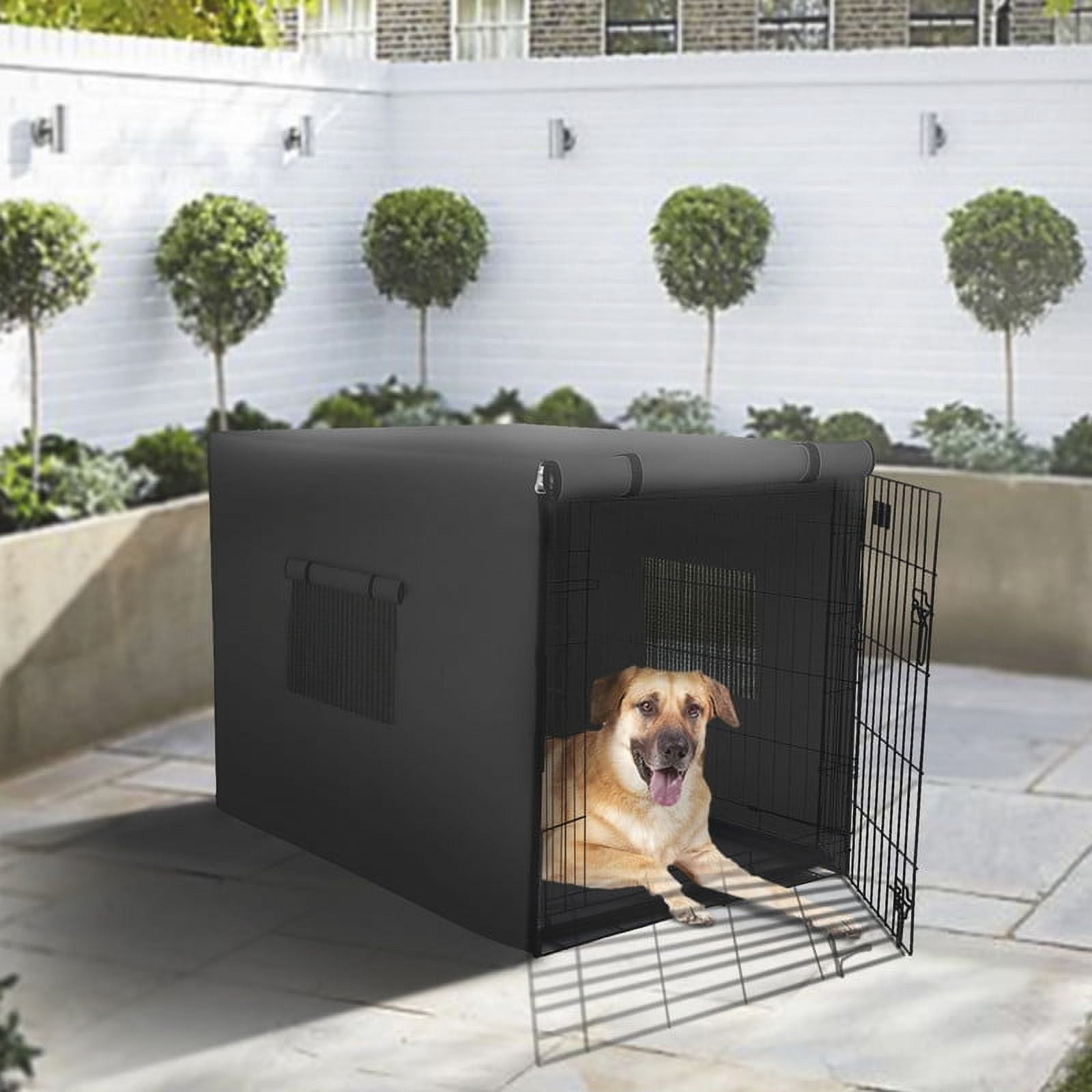 COVERS&ALL Dog Crate Cover 12 Oz Waterproof - Heavy Duty Privacy COVERS ...