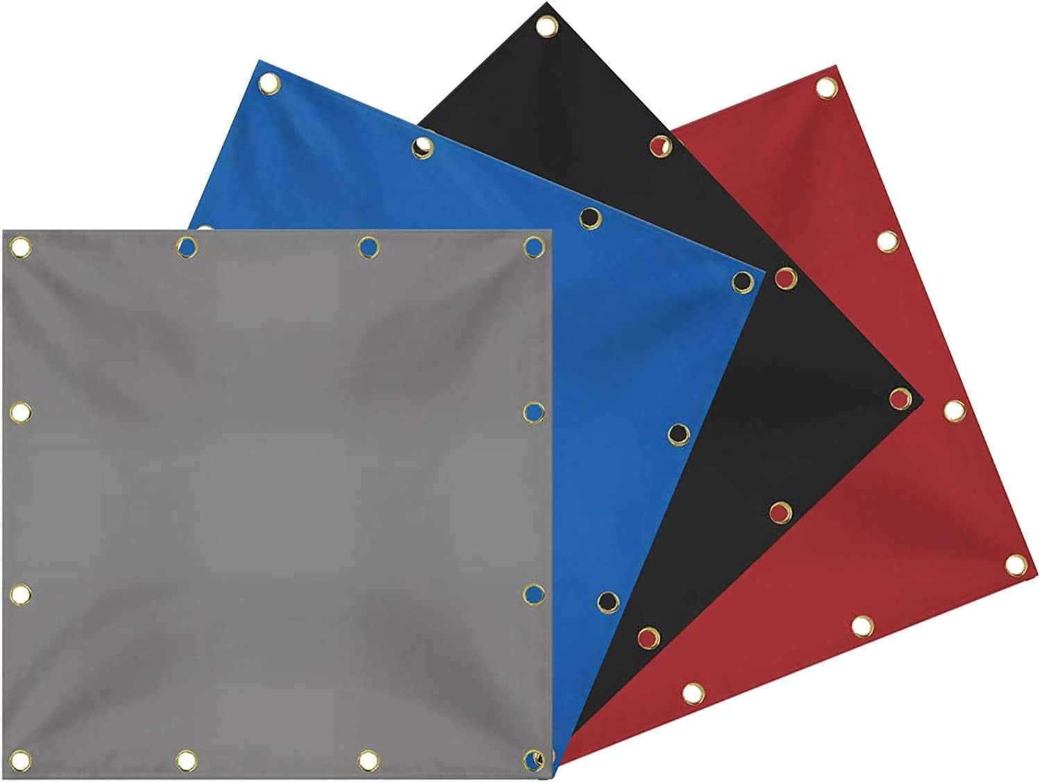 COVERS&ALL Heavy Duty Tarps, 18 Oz Waterproof Tear and UV Resistant ...