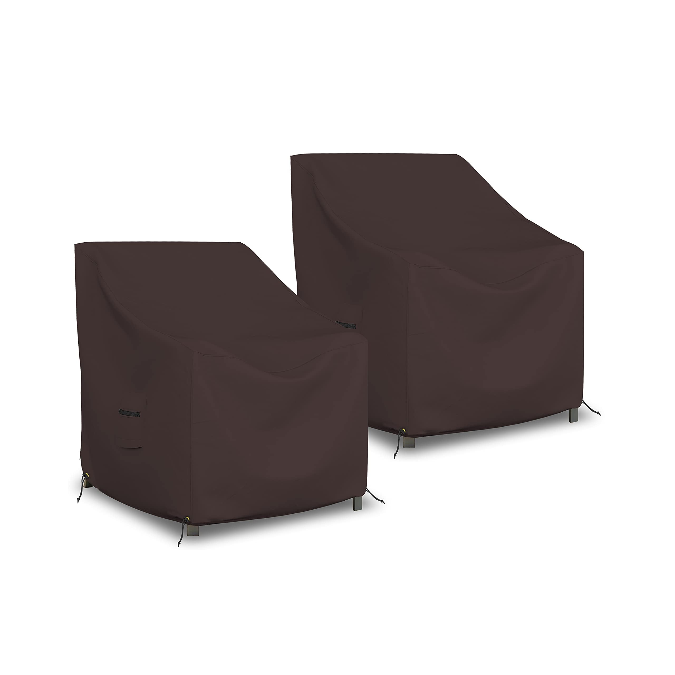 COVERS&ALL Outdoor Chair Cover 12 OZ Pack of 2 Waterproof - 100% ...