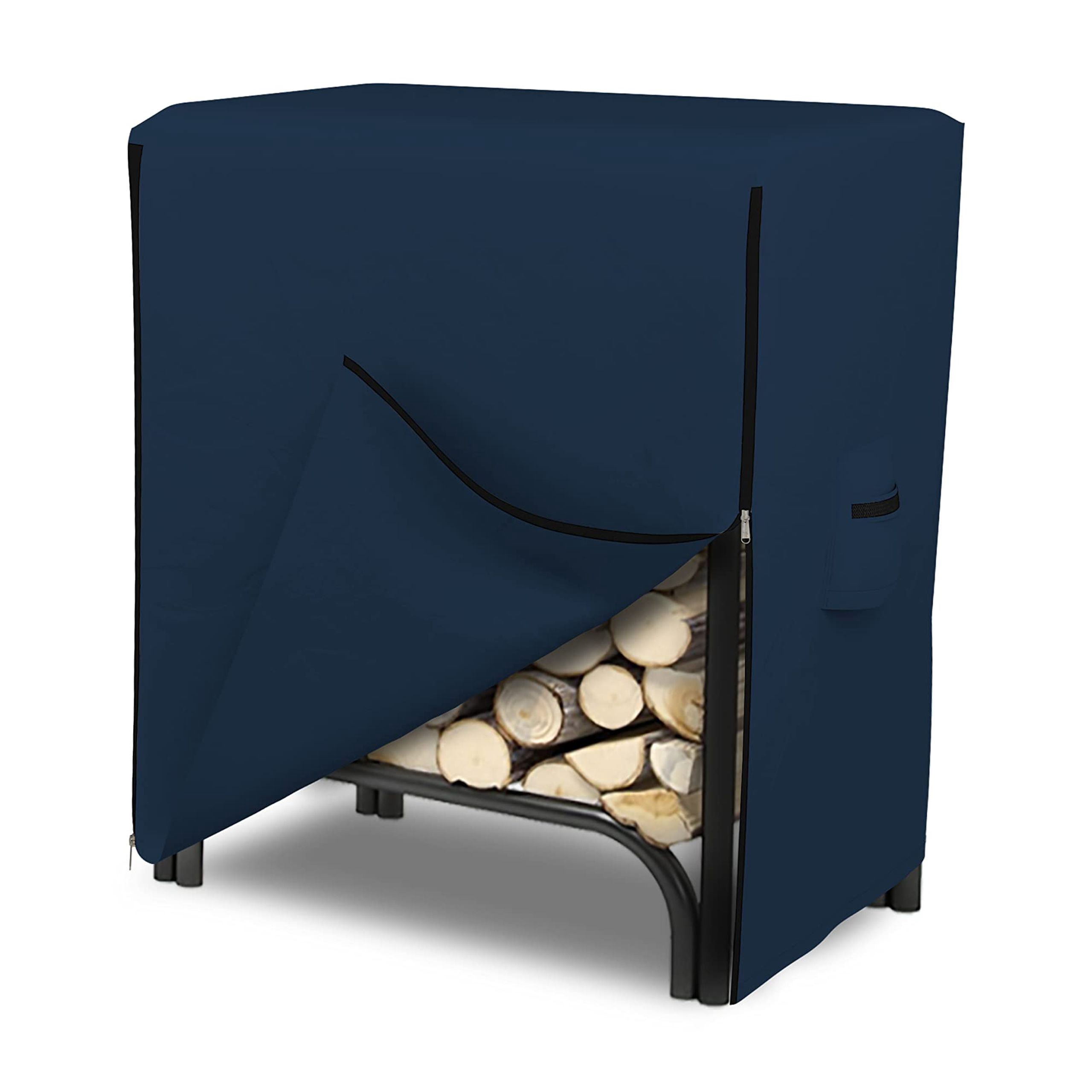 COVERS&ALL Outdoor Firewood Log Rack Cover - 100% Waterproof Heavy Duty ...