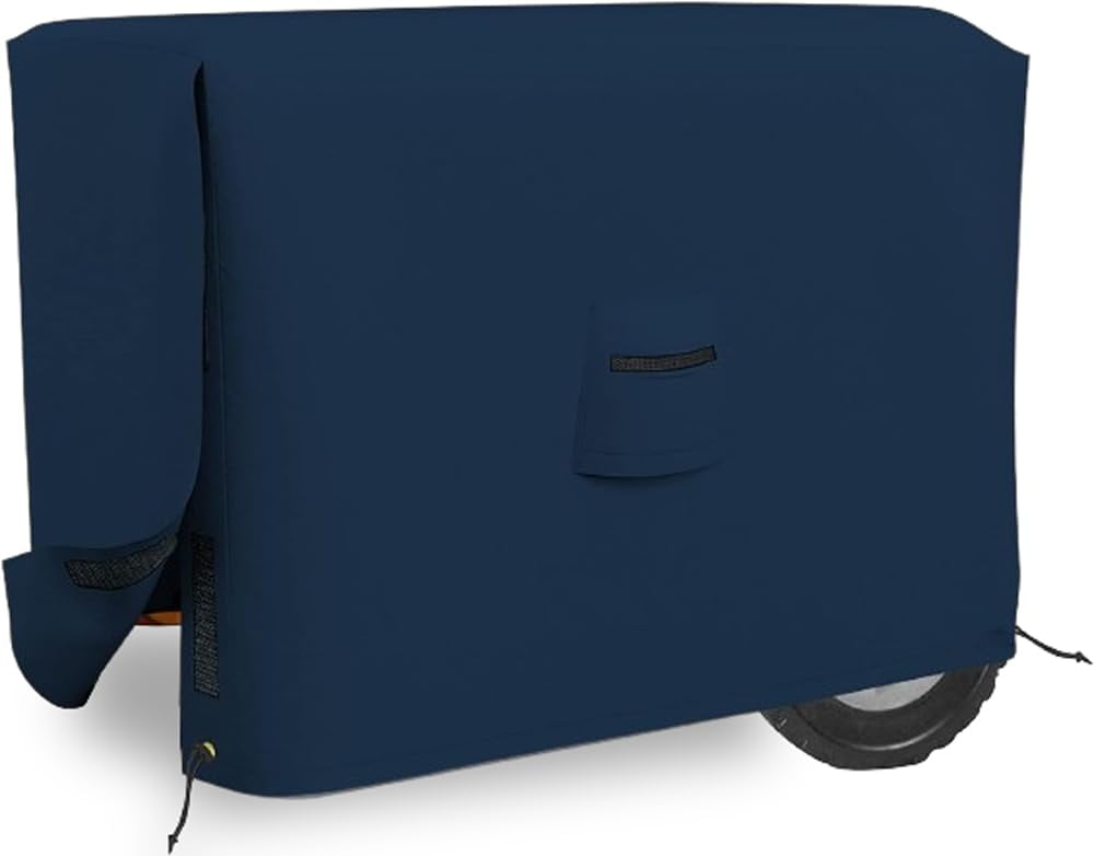 COVERS&ALL Outdoor Generator Cover, 12 Oz Waterproof UV & Weather ...