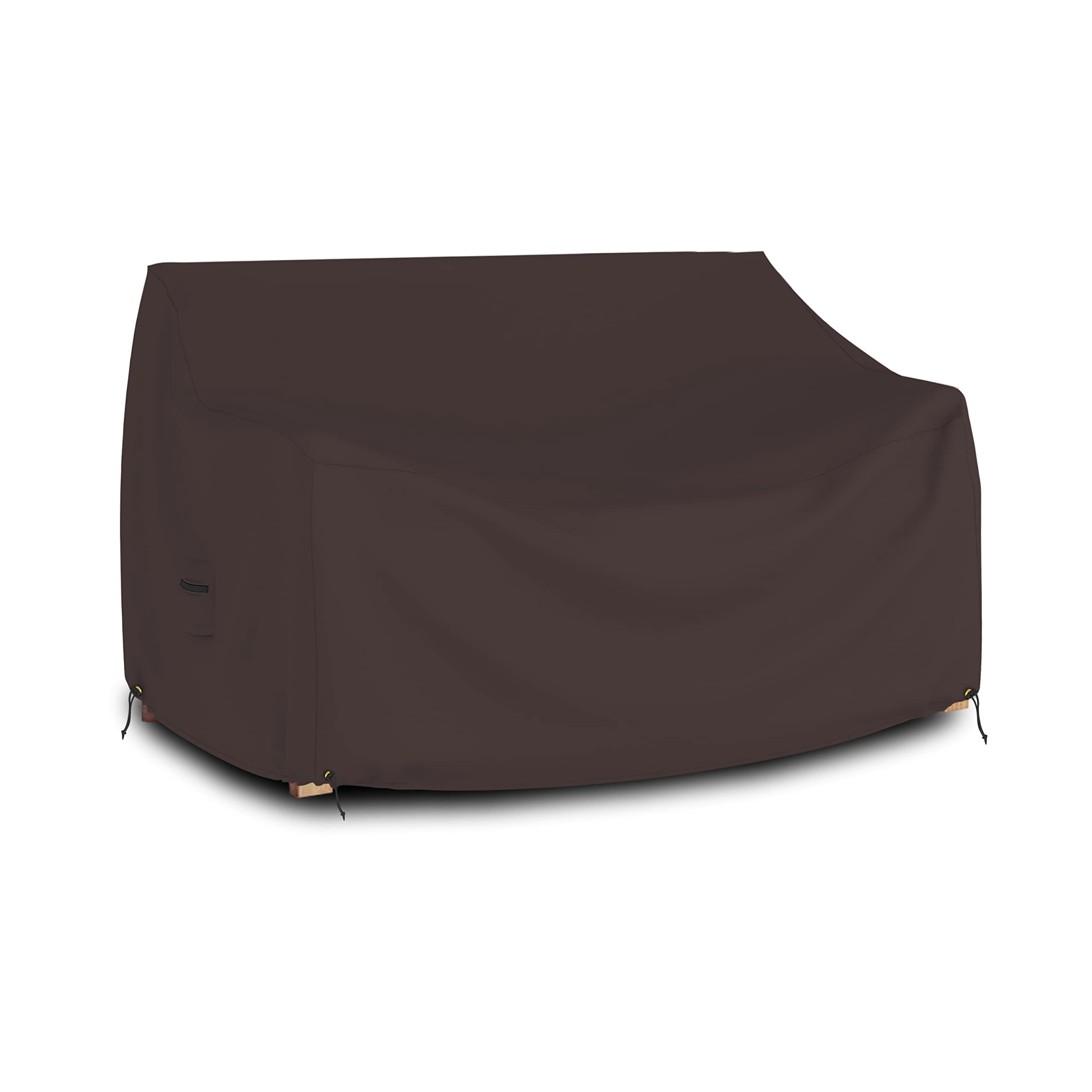COVERS&ALL Outdoor Loveseat Bench Couch Covers - Heavy Duty 18 Oz ...
