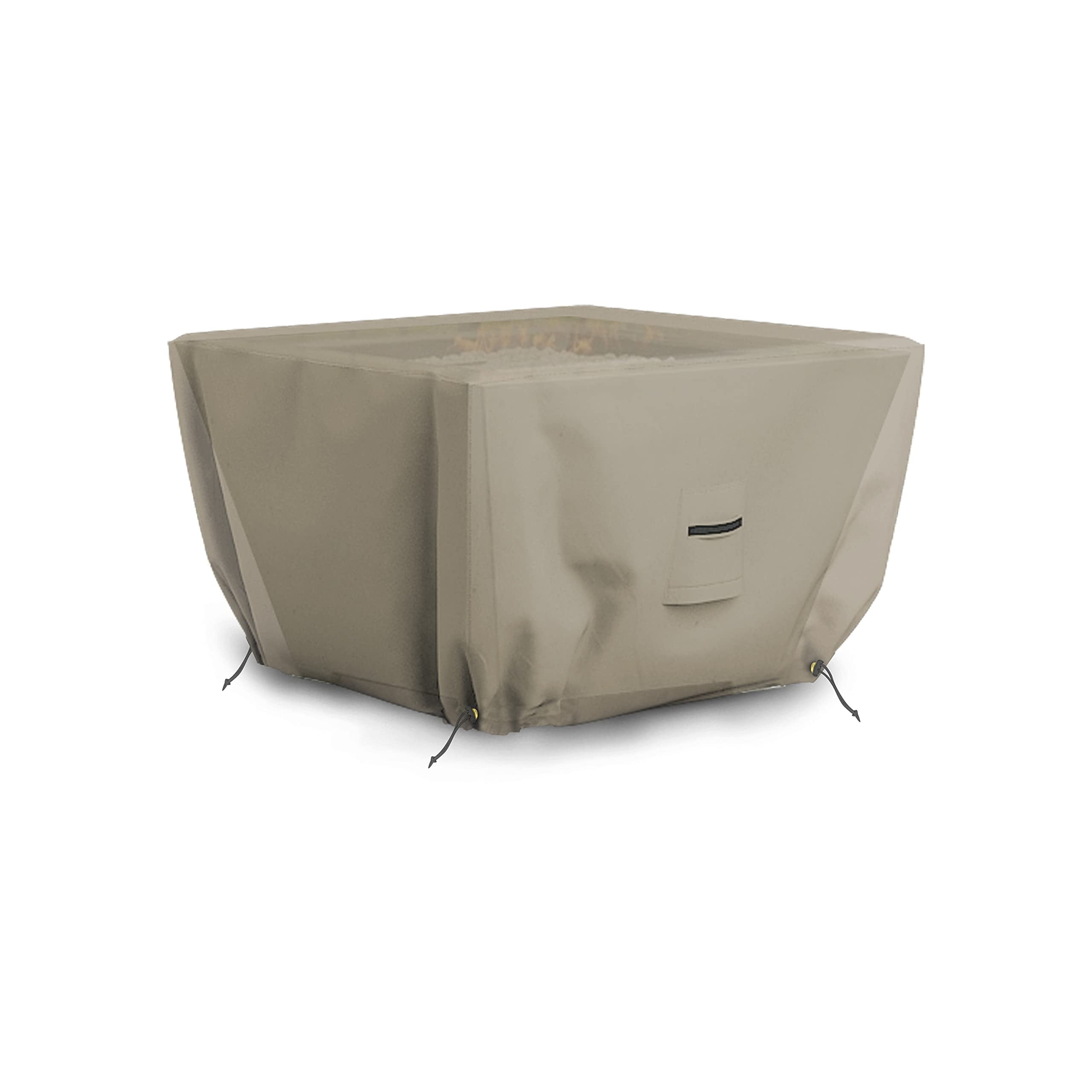 COVERS&ALL Outdoor Square Firepit Cover 600 D Oxford Fabric - Water ...