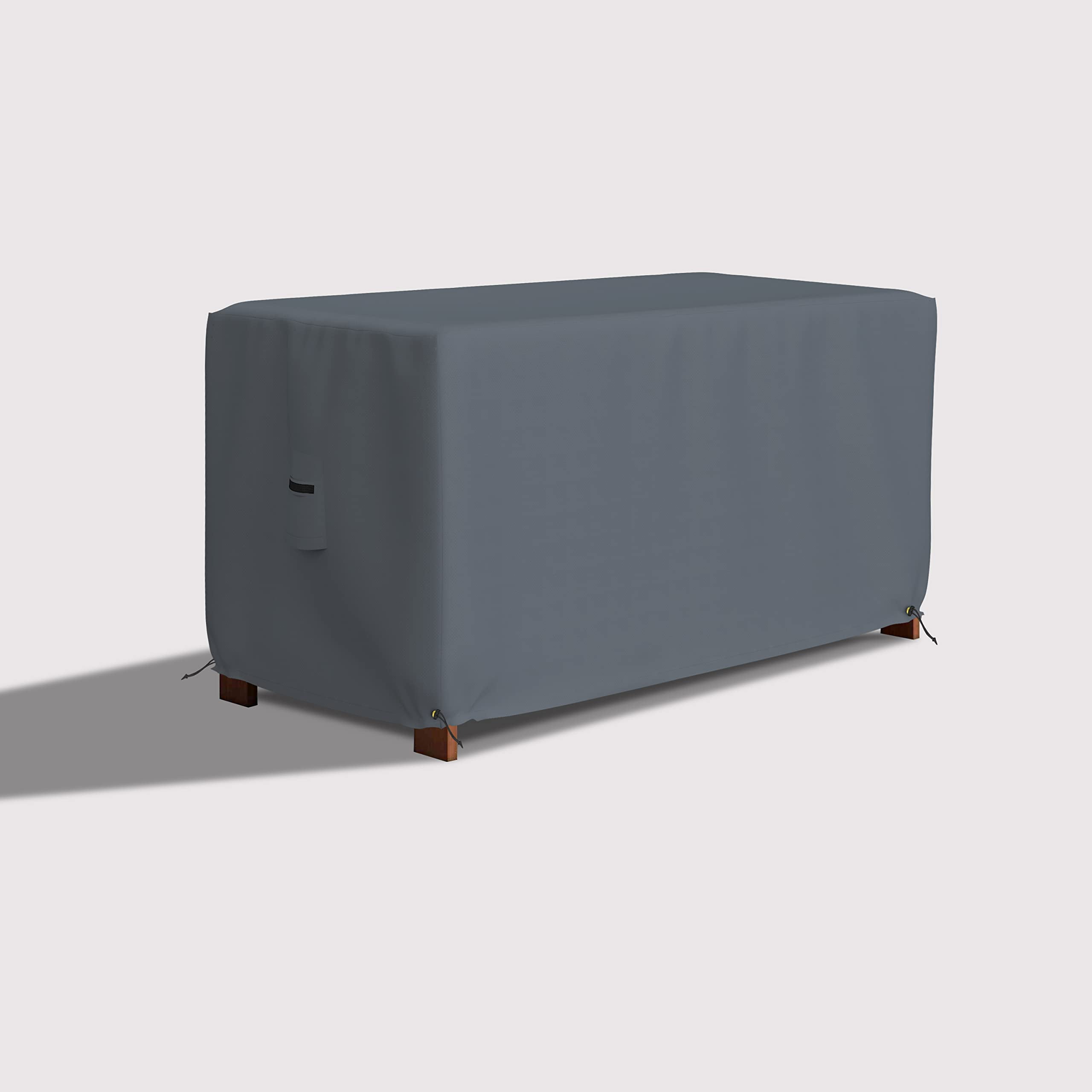 COVERS&ALL Patio Deck Box Cover - Heavy Duty 12 Oz Waterproof Outdoor ...