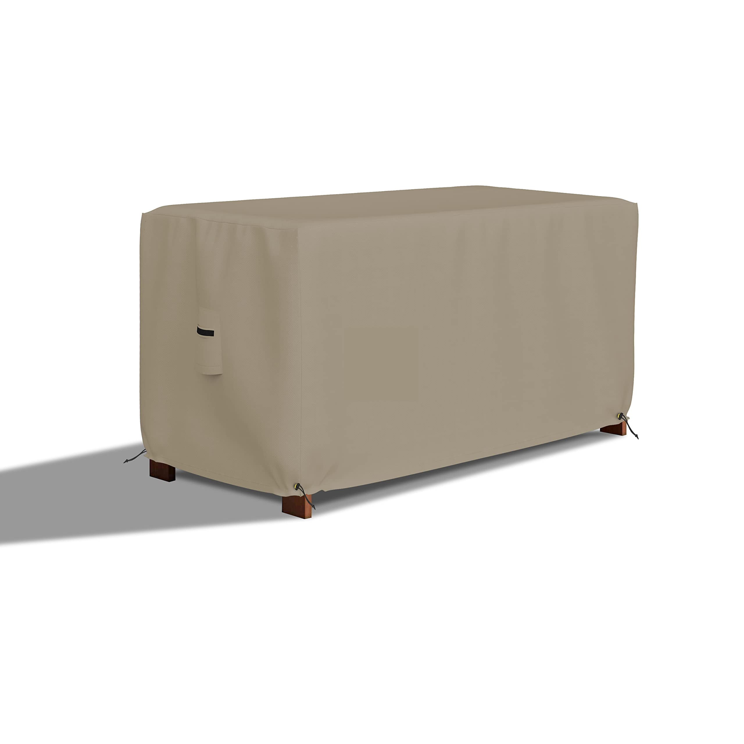 COVERS&ALL Patio Deck Box Cover - Heavy Duty 12 Oz Waterproof Outdoor ...