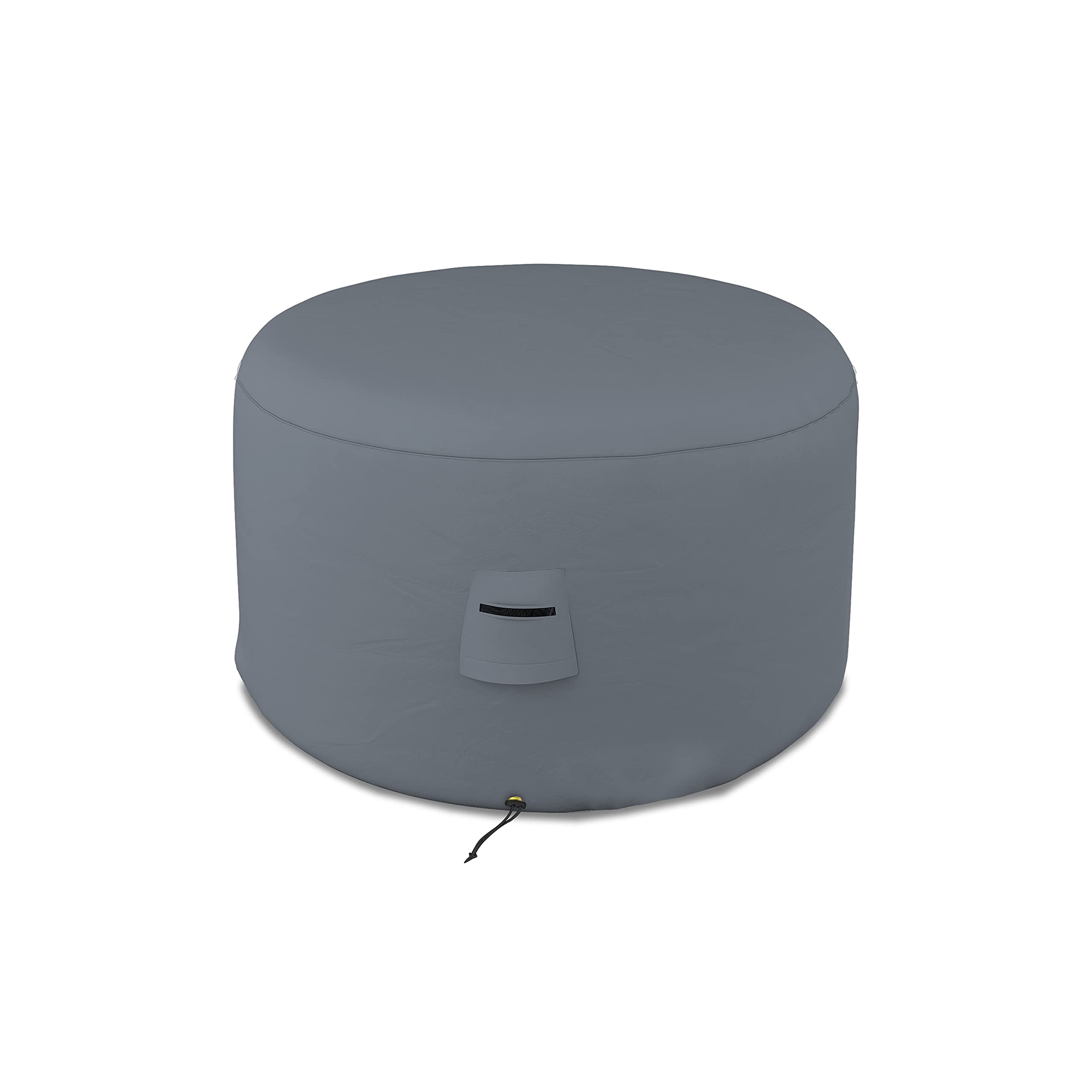COVERS&ALL Round Ottoman Cover, 12 Oz PVC Waterproof, UV & Weather ...