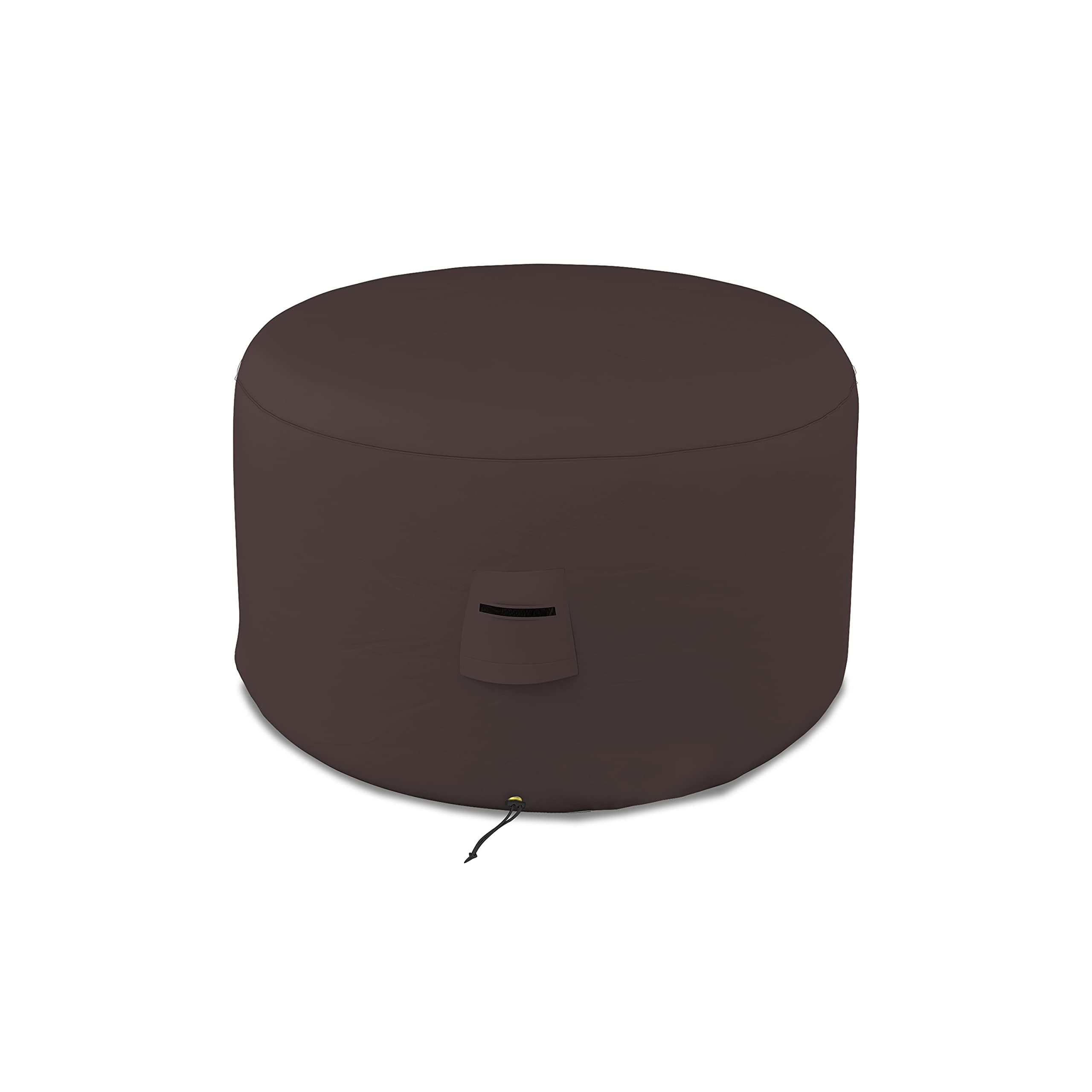 COVERS&ALL Round Ottoman Cover, 12 Oz PVC Waterproof, UV & Weather ...