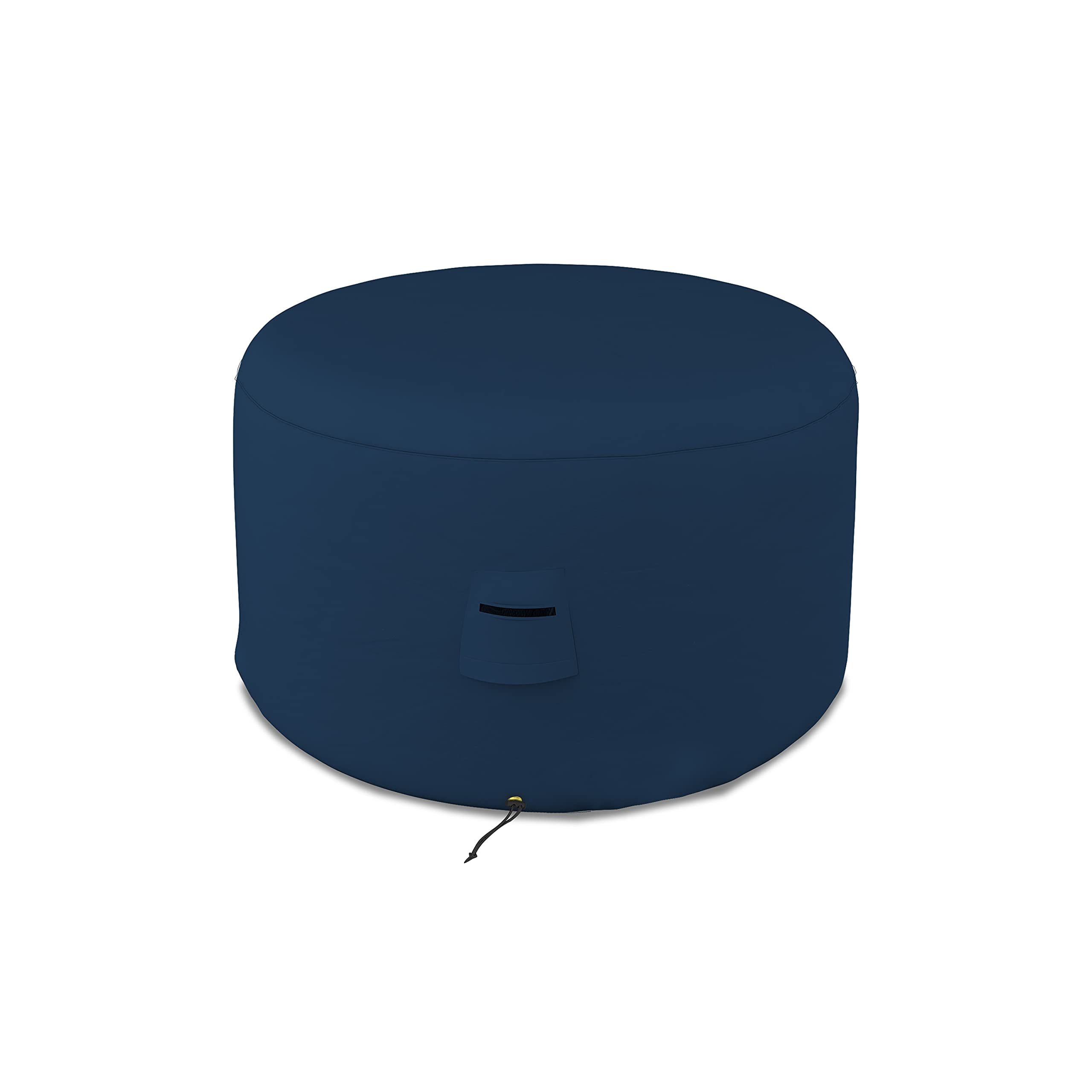 COVERS&ALL Round Ottoman Cover, 12 Oz PVC Waterproof, UV & Weather ...