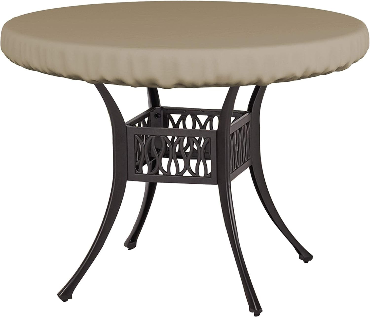 Covers&All Round Table Top Cover, 12 oz Waterproof & UV-resistant (30 ...