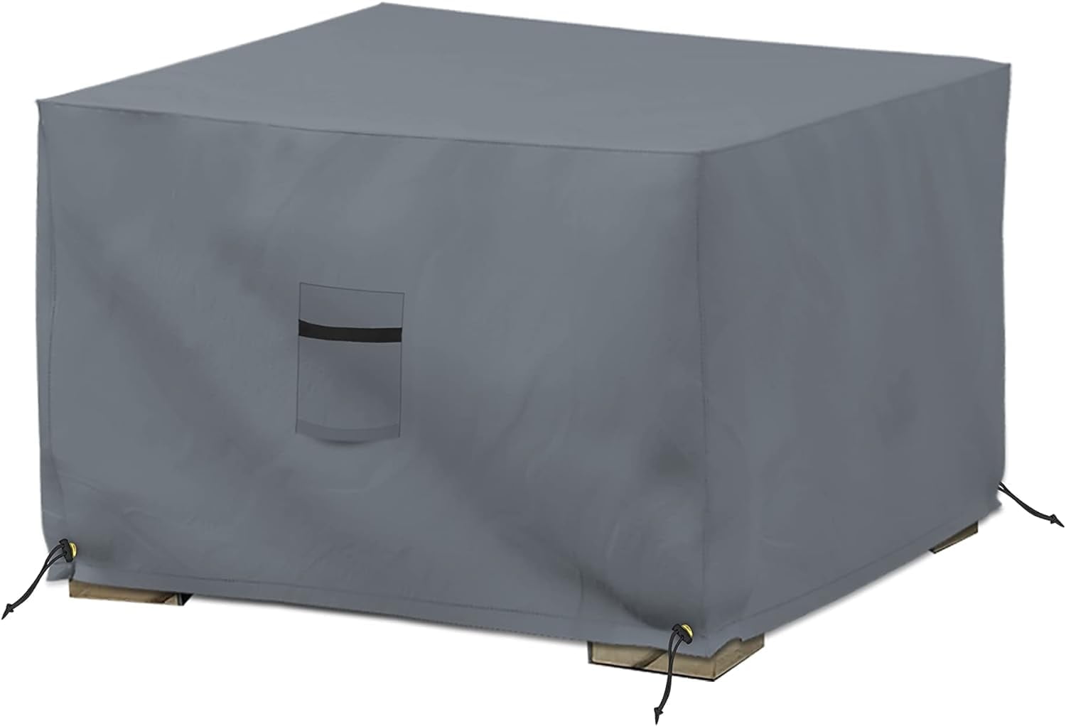 Covers&All Square Ottoman Cover, 12 oz Waterproof & UV-resistant(30"W x ...