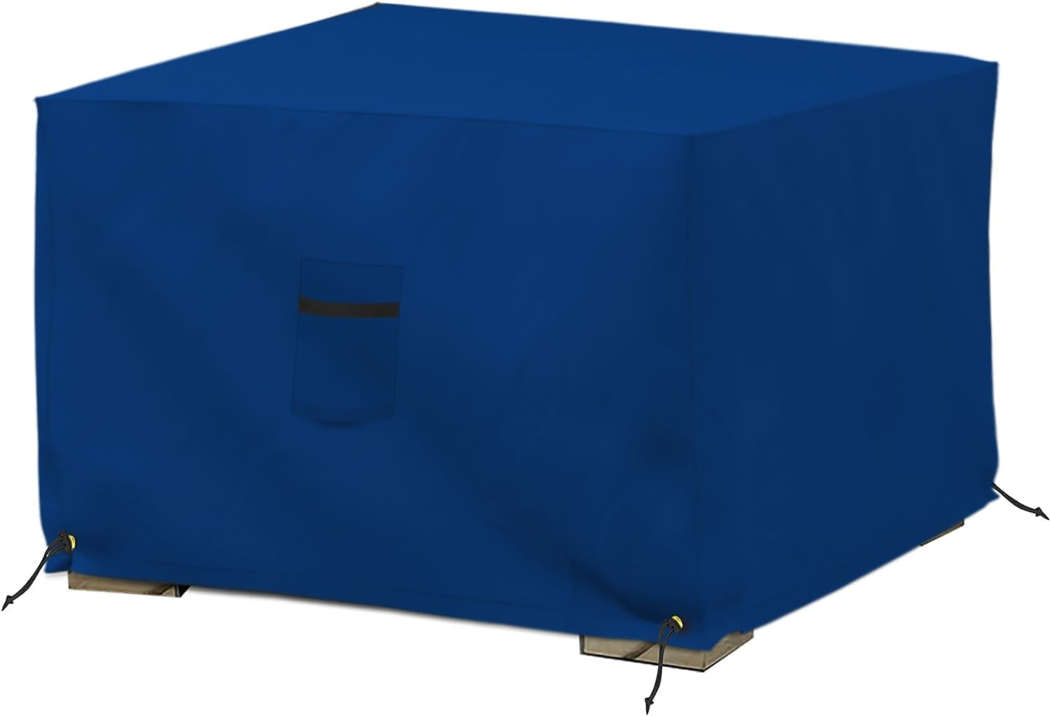 COVERS&ALL Square Ottoman Cover, Heavy Duty 18 Oz Waterproof UV ...