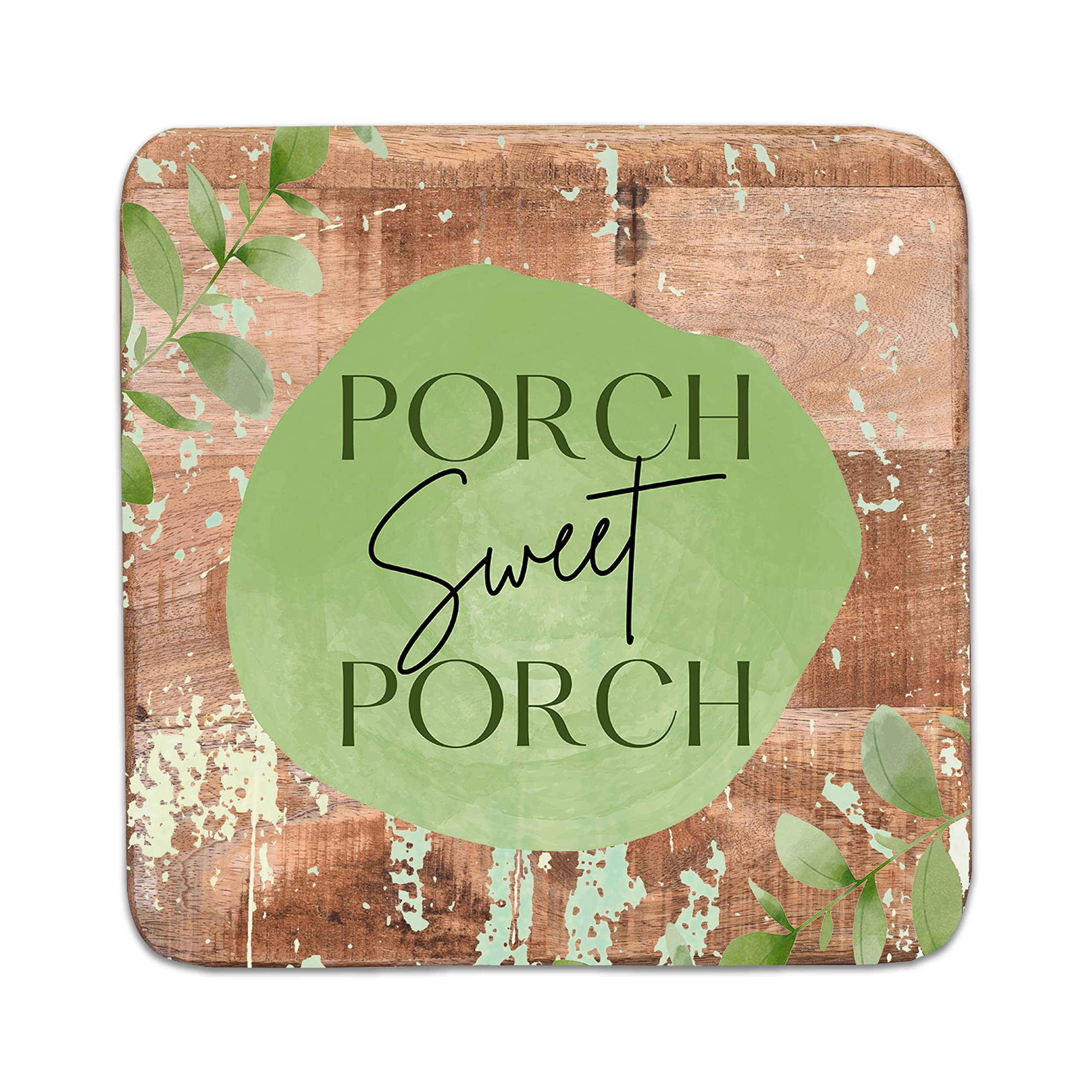 COVERS&ALL Wooden Patio Sign Made of Solid Mango Wood with 3 Planks, UV ...