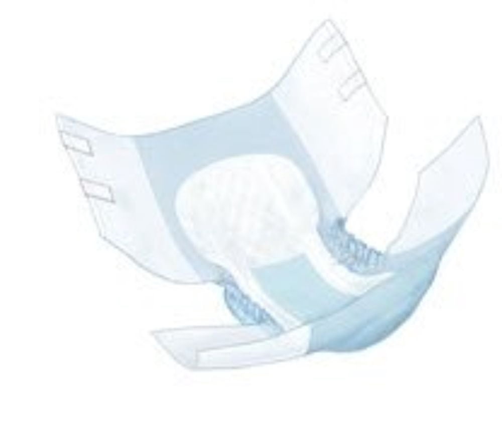 COVIDIEN Incontinent Brief Tab Closure Large Disposable Heavy ...