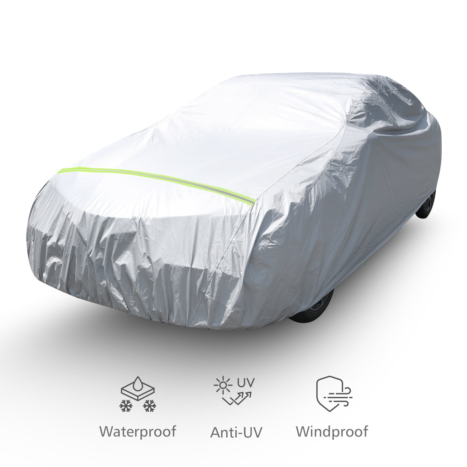 COVINTON Heavy Duty Waterproof & Weatherproof Car Cover for Sedans ...