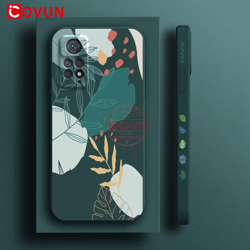 COVUN Fashionable and Cute Green Leaf Style Soft Shell Case For Redmi 9 ...
