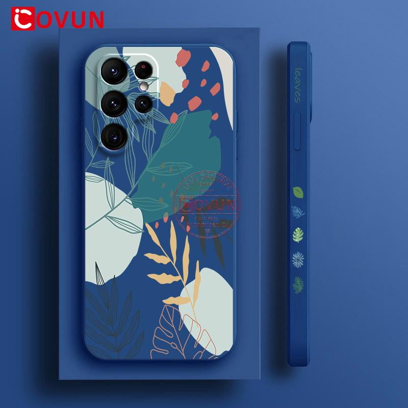 COVUN Fashionable and cute green leaf style soft shell Case For Samsung ...