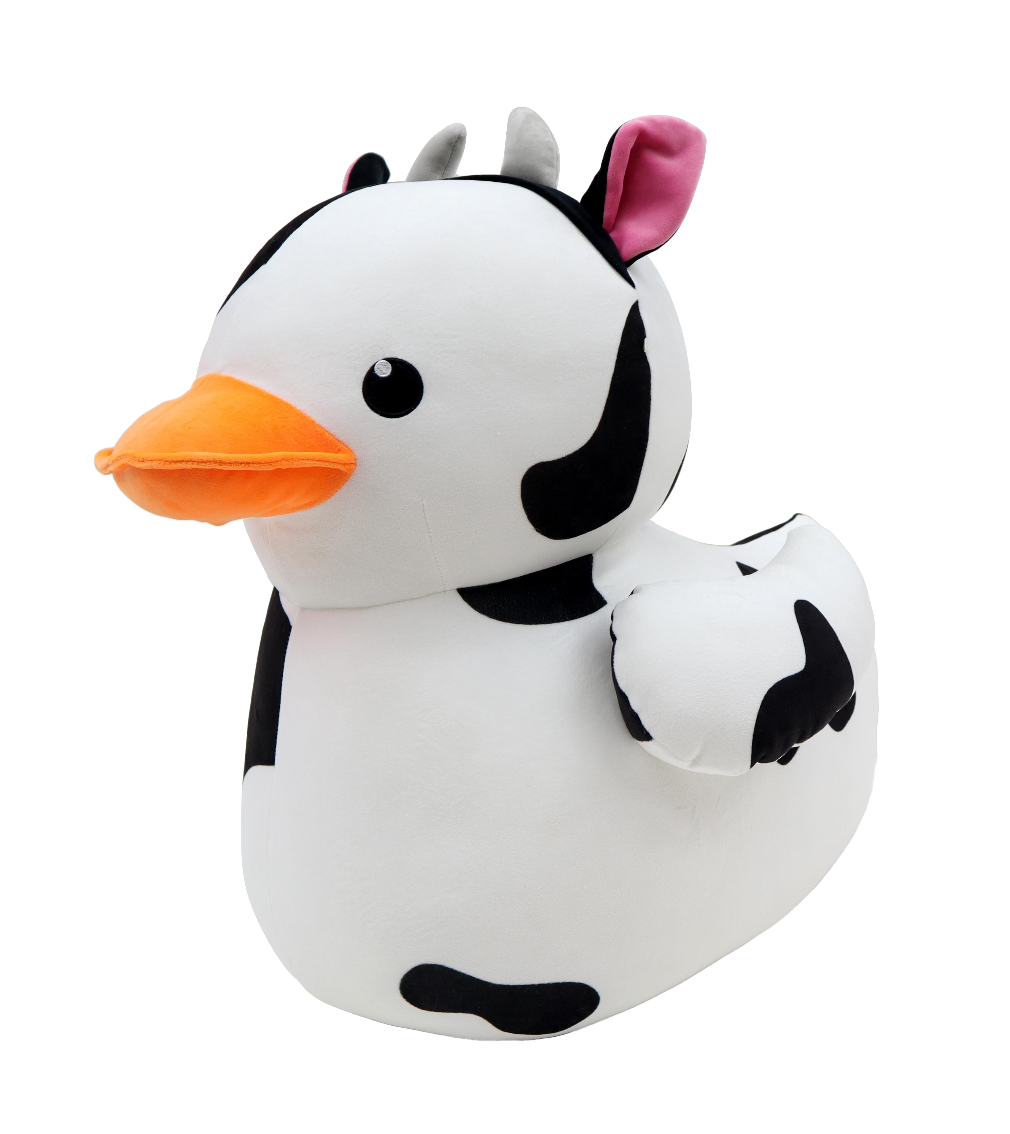 Customer reviews for Easter Jumbo Black & White Cow Duck Plush, 26 in ...