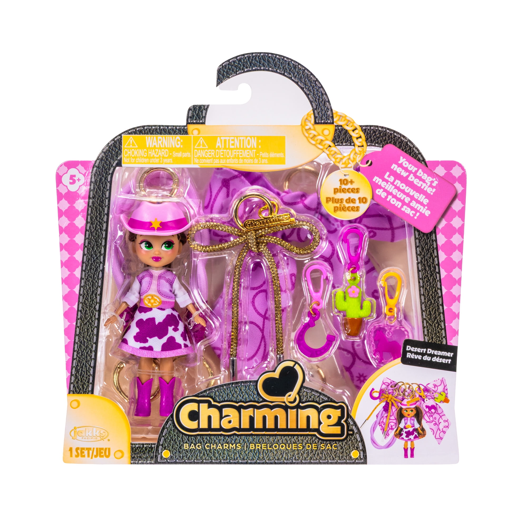 Charming Bag Charms Desert Dreamer Set with Doll & Accessories, 5 ...
