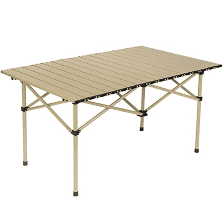 Cowin Folding Camping Table Portable Lightweight Small Beach Table 37.4x22.4x 19.7 in Outdoor for Cooking Beach Hiking Fishing BBQ