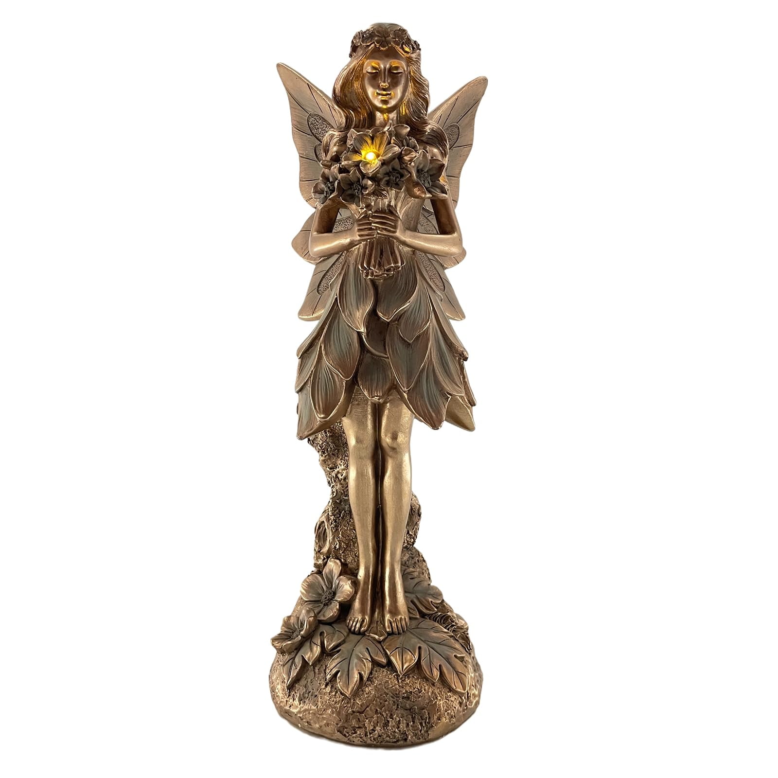 COWOS Angel Figurine Outdoor AIF4 Garden Fairy Statue, Elf Girl ...