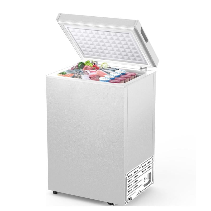 COWSAR 1.8 Cu.Ft Chest Freezer – Adjustable Thermostat, Removable ...