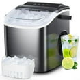 COWSAR Bullet Ice Maker Countertop with Self-Cleaning, Staninless Steel ...