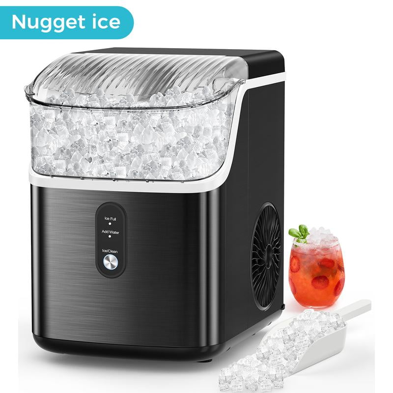 COWSAR Nugget Ice Maker Countertop,33lbs/Day, Pellet ice Maker, a ...