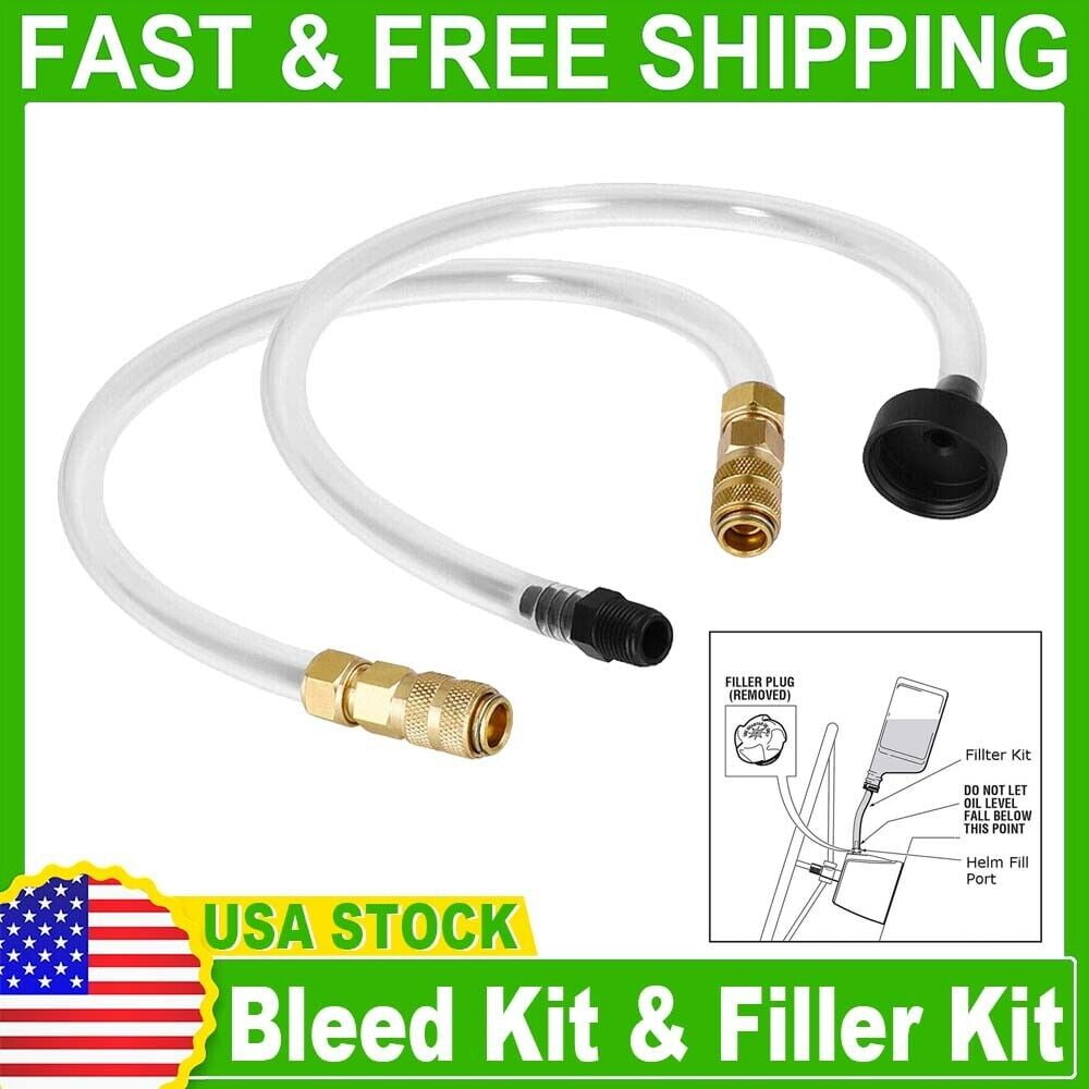 COXNSXX Bleed Filler Kit for Seastar Hydraulic Steering Systems Bridge ...