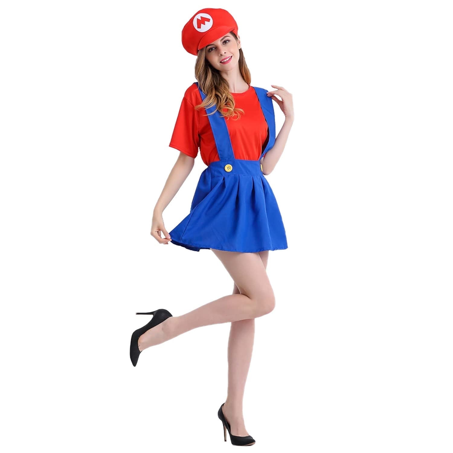Disguise Cosplay Super Mario Brothers Boys Classic Mario Halloween ...
