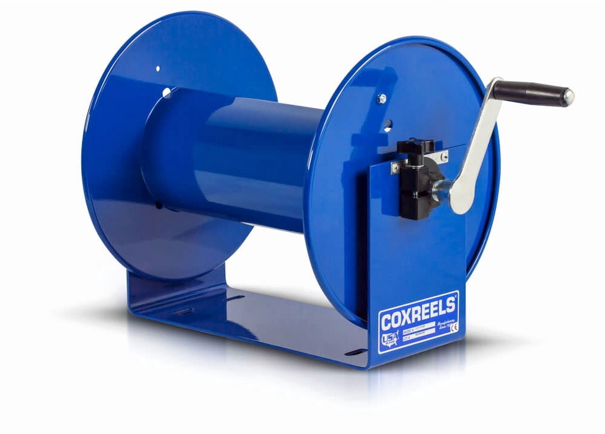 COXREELS 112-3-100 Heavy-Duty Stainless Steel Hand Crank Hose Reel, 3 ...