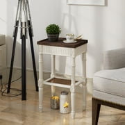 Raffia Side Table