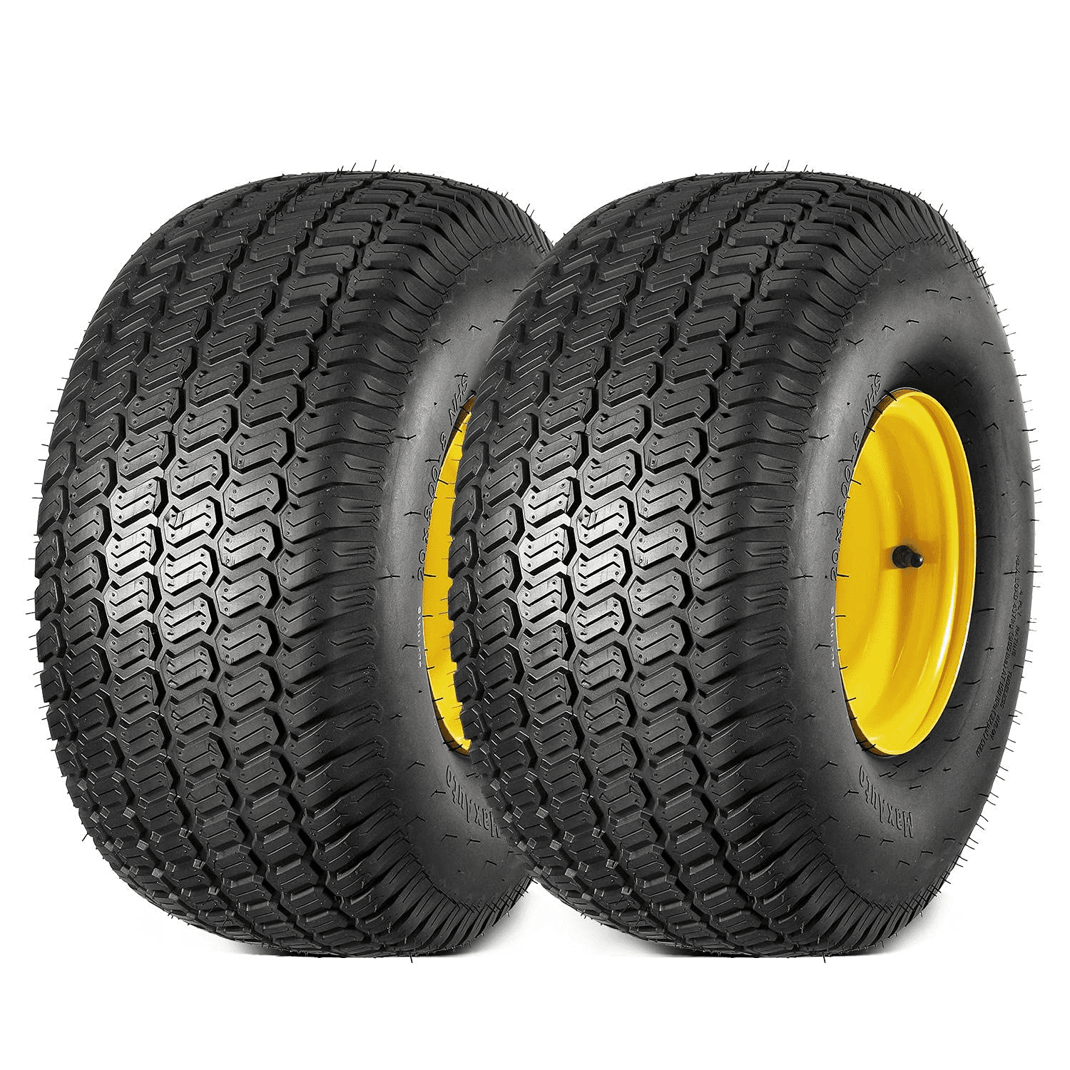 COZONY 20x8.00-8 Lawn Mower Cart Turf Tires With Rim, Utility Cart Lawn ...