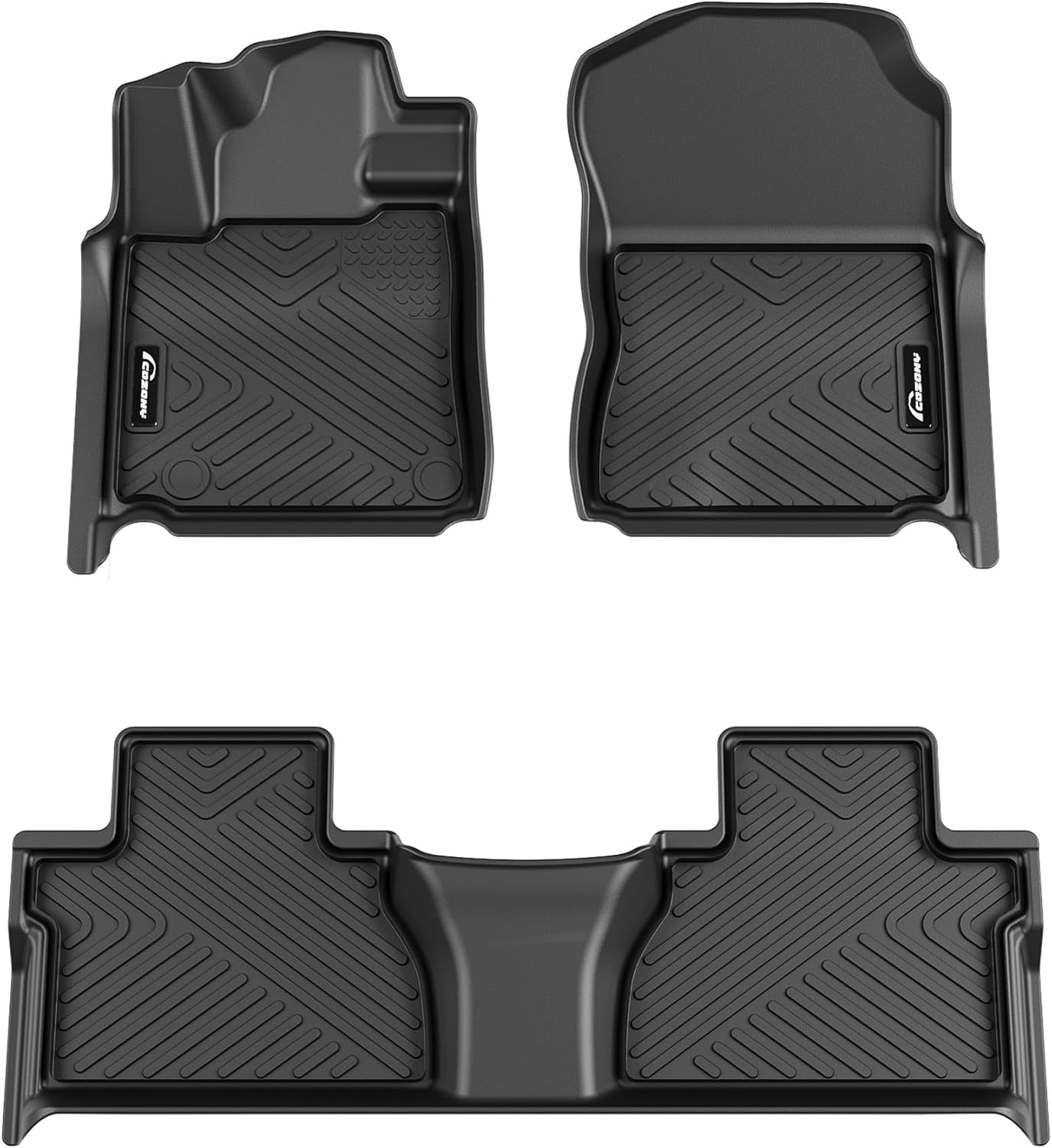 COZONY 3D TPE Floor Mats for 2014-2021 Toyota Tundra CrewMax Cab, All ...