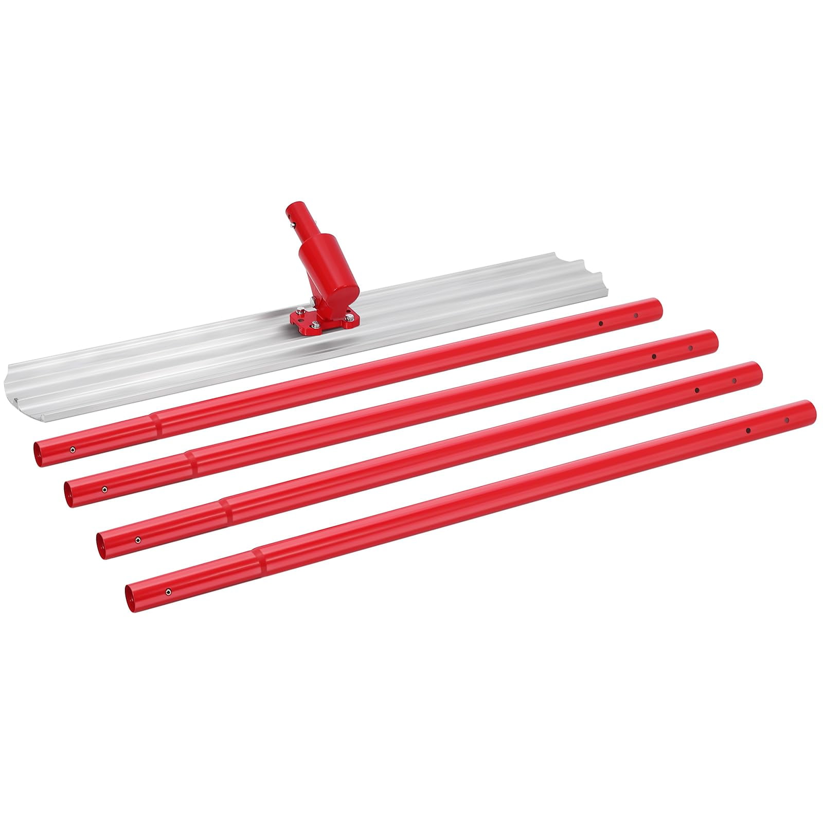 COZONY 46*8inch Magnesium Concrete Bull Float Kit, Round End Float Tool ...