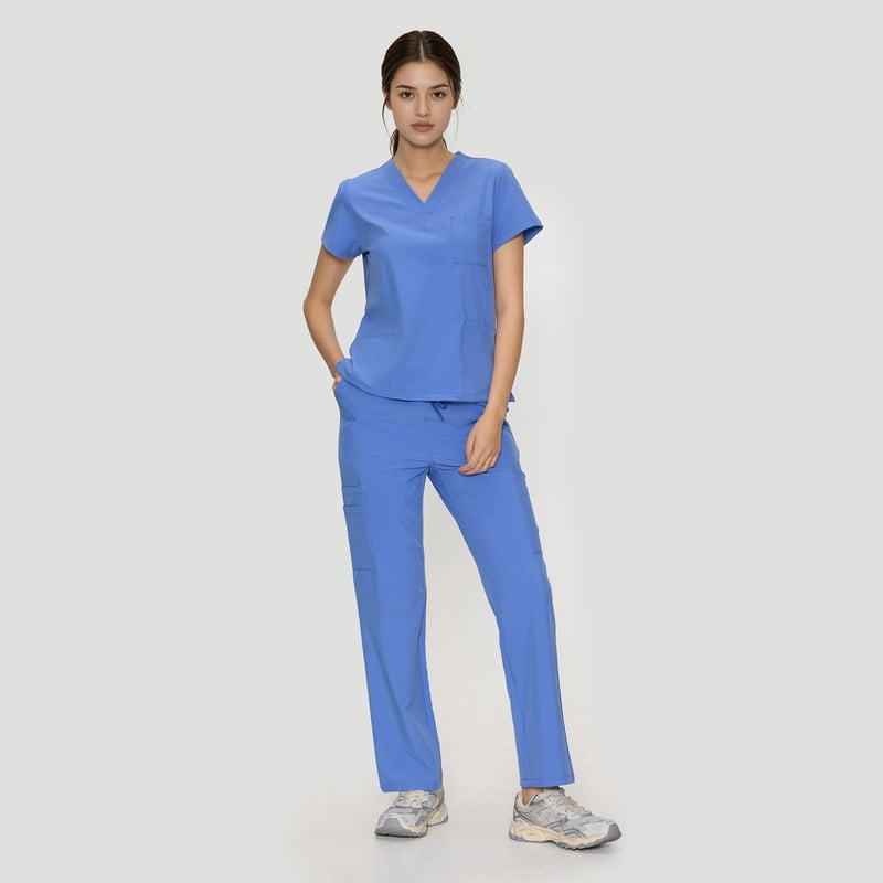 COZY SCRUBS Scrubs for Women Set Medical Uniform - V-Neck Top ...