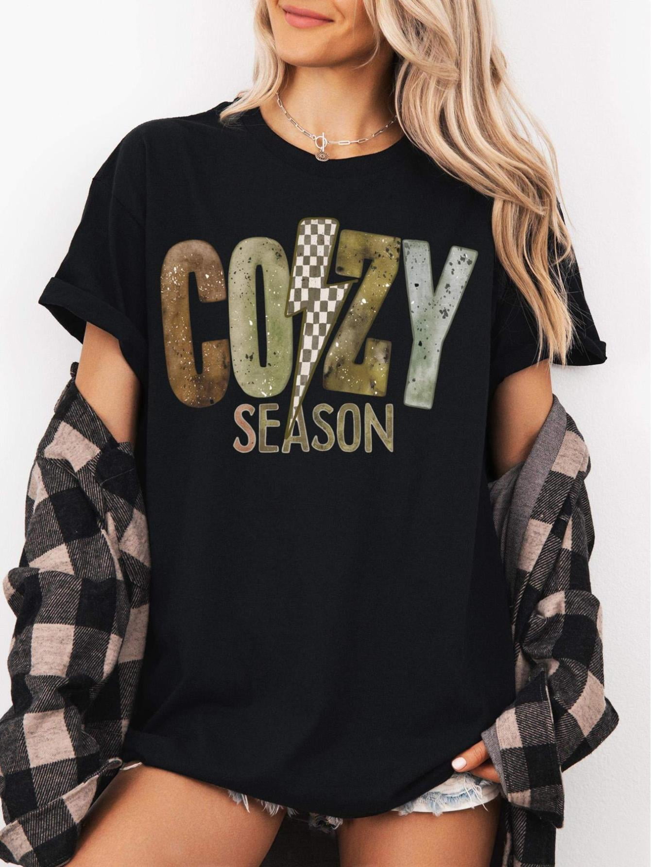 COZY SEASON 3 GRAPHIC TEE T-SHIRTS Tee For Adult, Men, Women, Teen ...