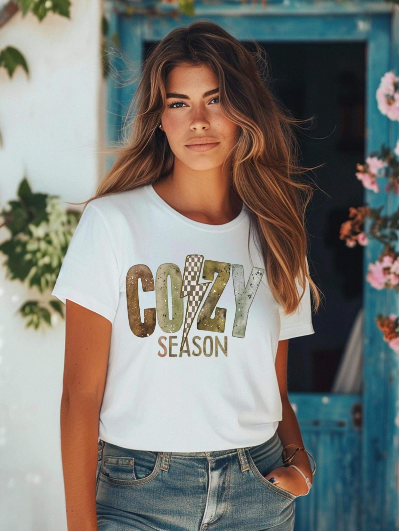COZY SEASON 3 GRAPHIC TEE T-SHIRTS Tee For Adult, Men, Women, Teen ...