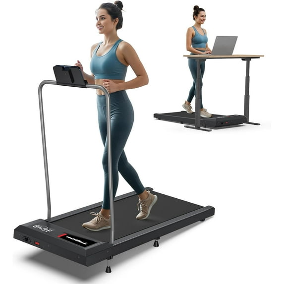 COZYINN Under Desk Walking Pad Treadmill - 2.5HP Quiet Portable, 10% ...