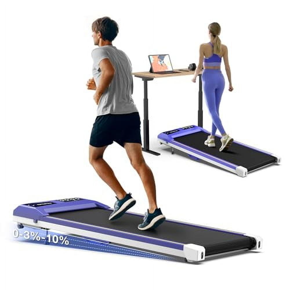 COZYINN Walking Pad Under Desk Incline Treadmill for Home Office, 40dB ...