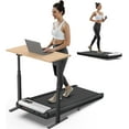 COZYINN Walking Pad Treadmill, Under Desk Treadmills with 10% Incline ...