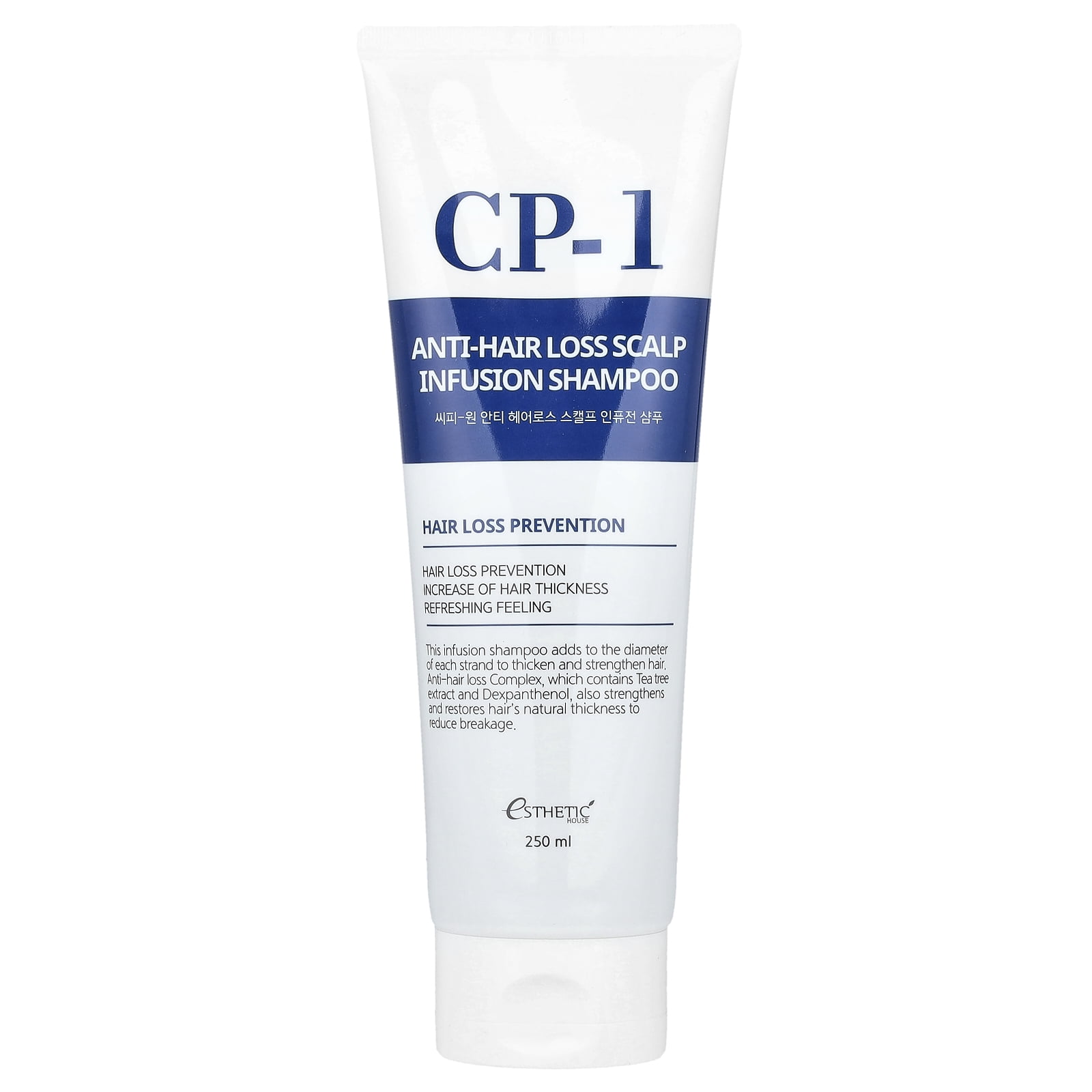 CP-1 Anti-Hairloss Scalp Infusion Shampoo, 8.45 fl oz, Hair Thickness, Tea Tree Extract ...
