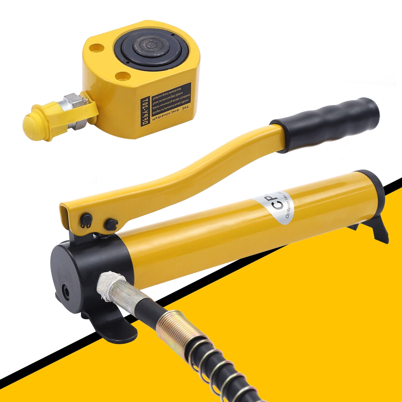 CP-180 Manual Hydraulic Hand Pump with 20T Multi-Section Ram Cylinder ...